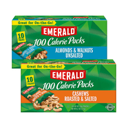 Emerald Nuts Jalapeno Cashews, 100 Calorie Packs, 7 Ct - Walmart.com