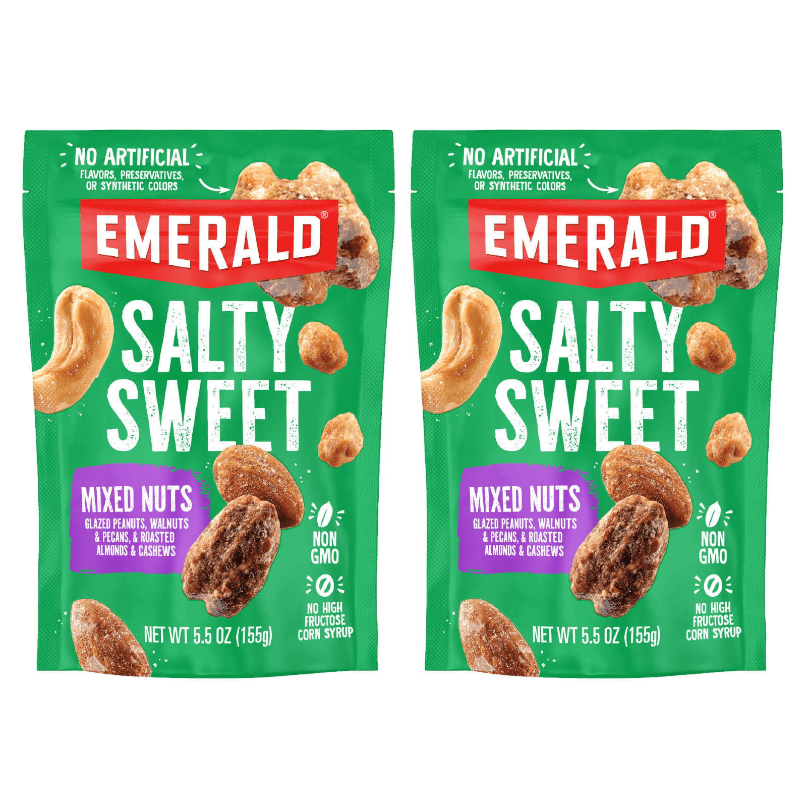Emerald The Original Salty Sweet Mixed Nuts No Artificial Flavor 5.5oz ...