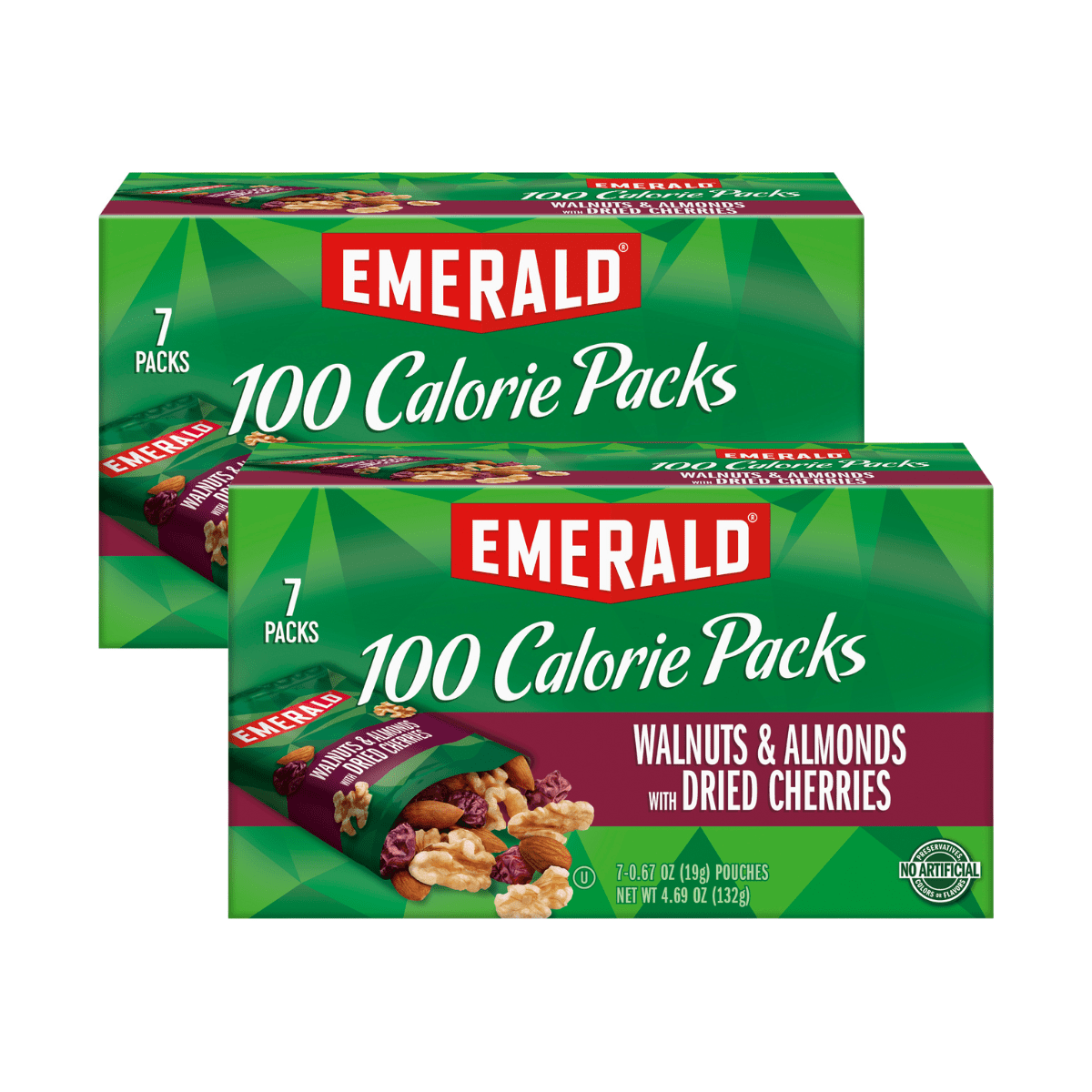 Emerald Nuts Walnuts & Almonds with Dried Cherries, 100 Calorie Pack, 4 ...