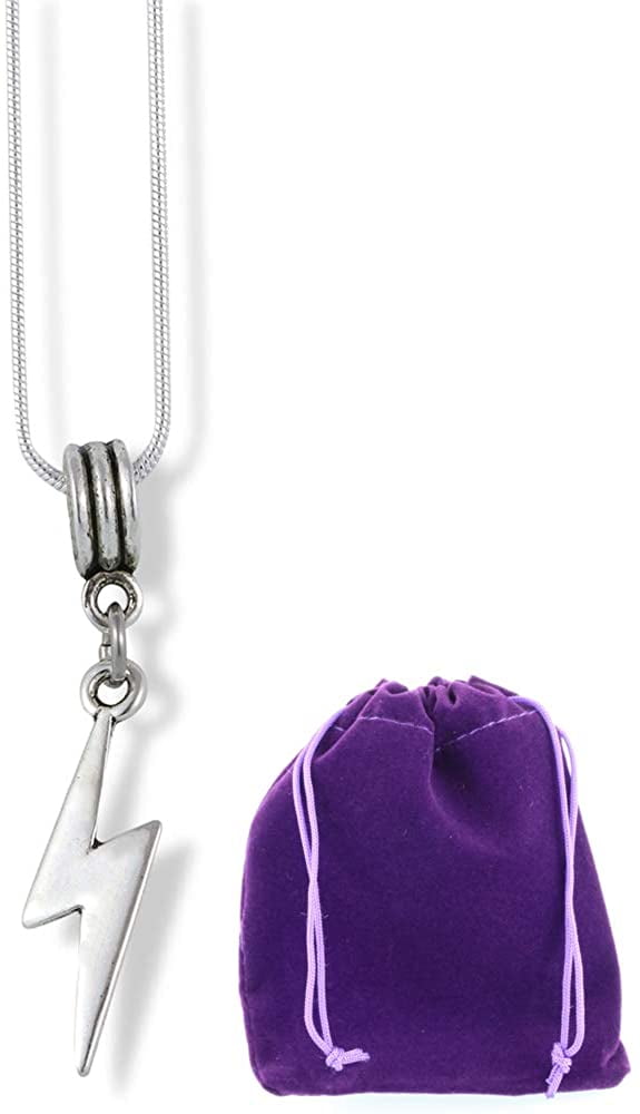 Emerald Park Jewelry Lightning Bolt Lightening Charm Snake Chain ...