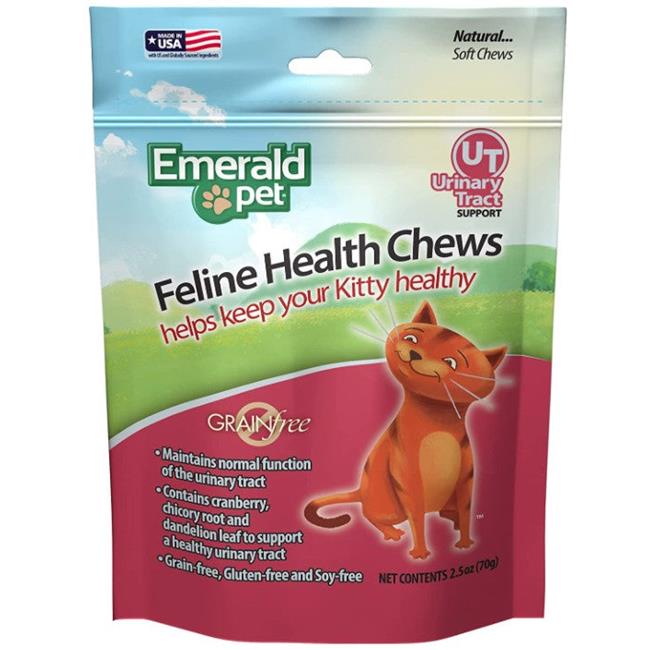 Emerald Pet Feline Health Chews: Urinary Tract Support for Cats - Walmart.com