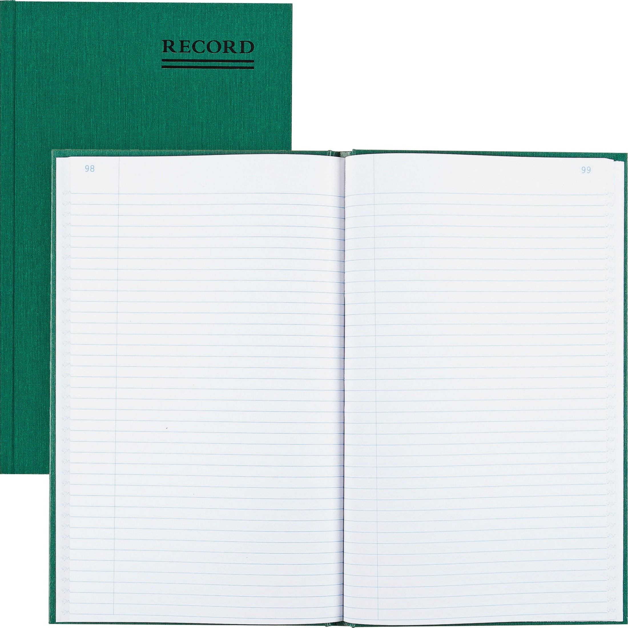 Emerald Series Account Book, Green Cover, 12.25 X 7.25 Sheets, 150 ...
