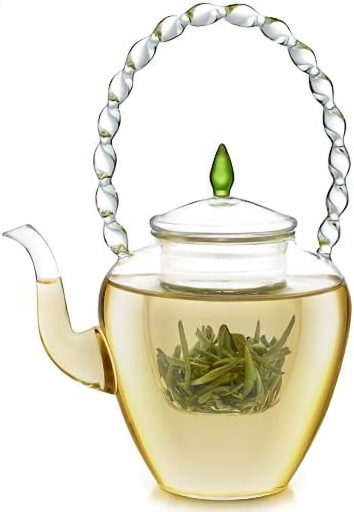 Emerald Teapot - Special Edition Elegant Petite Borosilicate Glass ...