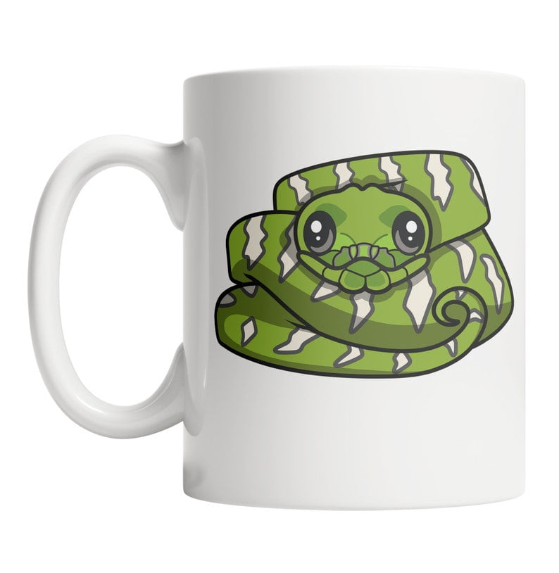 Emerald Tree B1Oa Mug B1Oa Constrictor Owner Gift Cute Snake Mug Pet ...