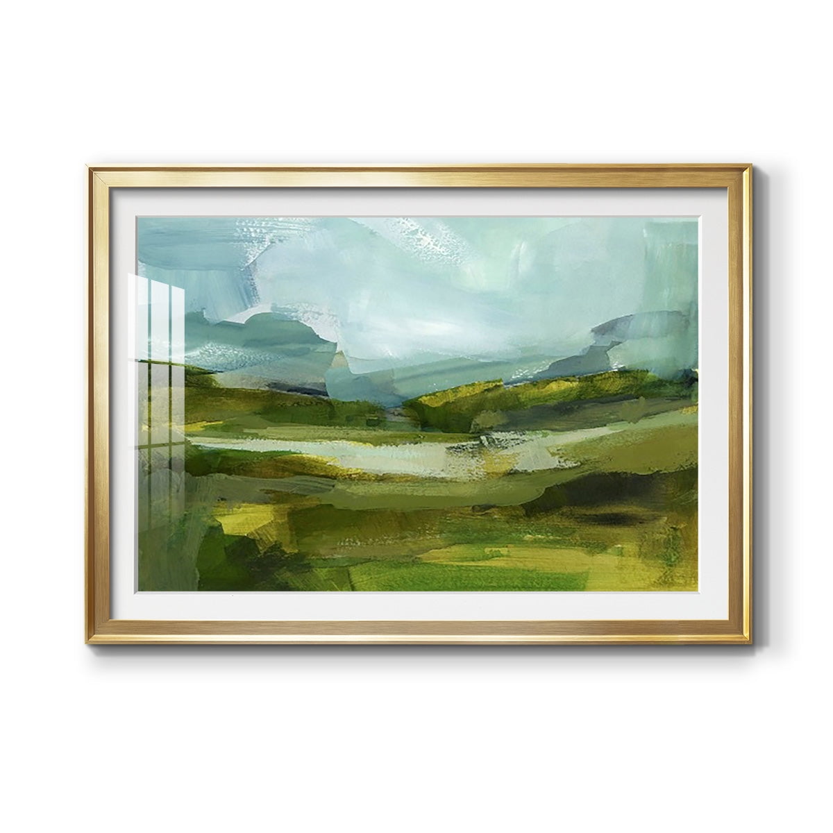 Emerald View III Premium Framed Print - Ready to Hang - Walmart.com