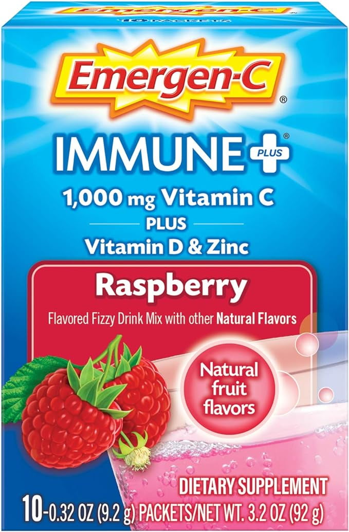 Emergen-C Immune+ Vitamin C 1000mg Powder, Plus Vitamin D And Zinc ...
