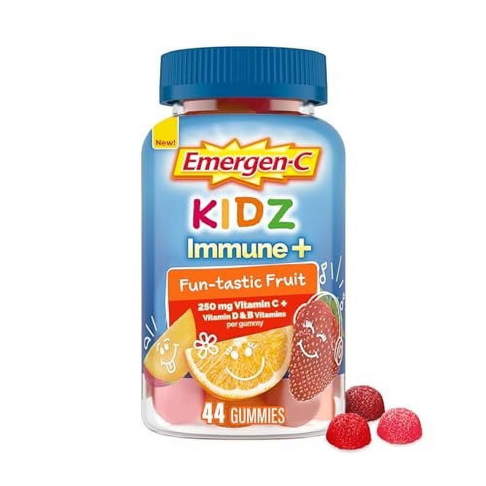 Emergen-C Kidz Immune+ Immune Support Dietary Supplements, Flavored ...