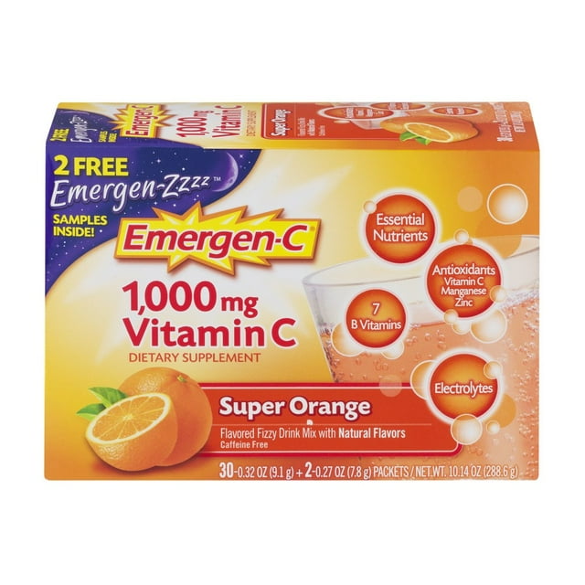 Emergenc Emc Orange 30ct With Emz Bonus - Walmart.com