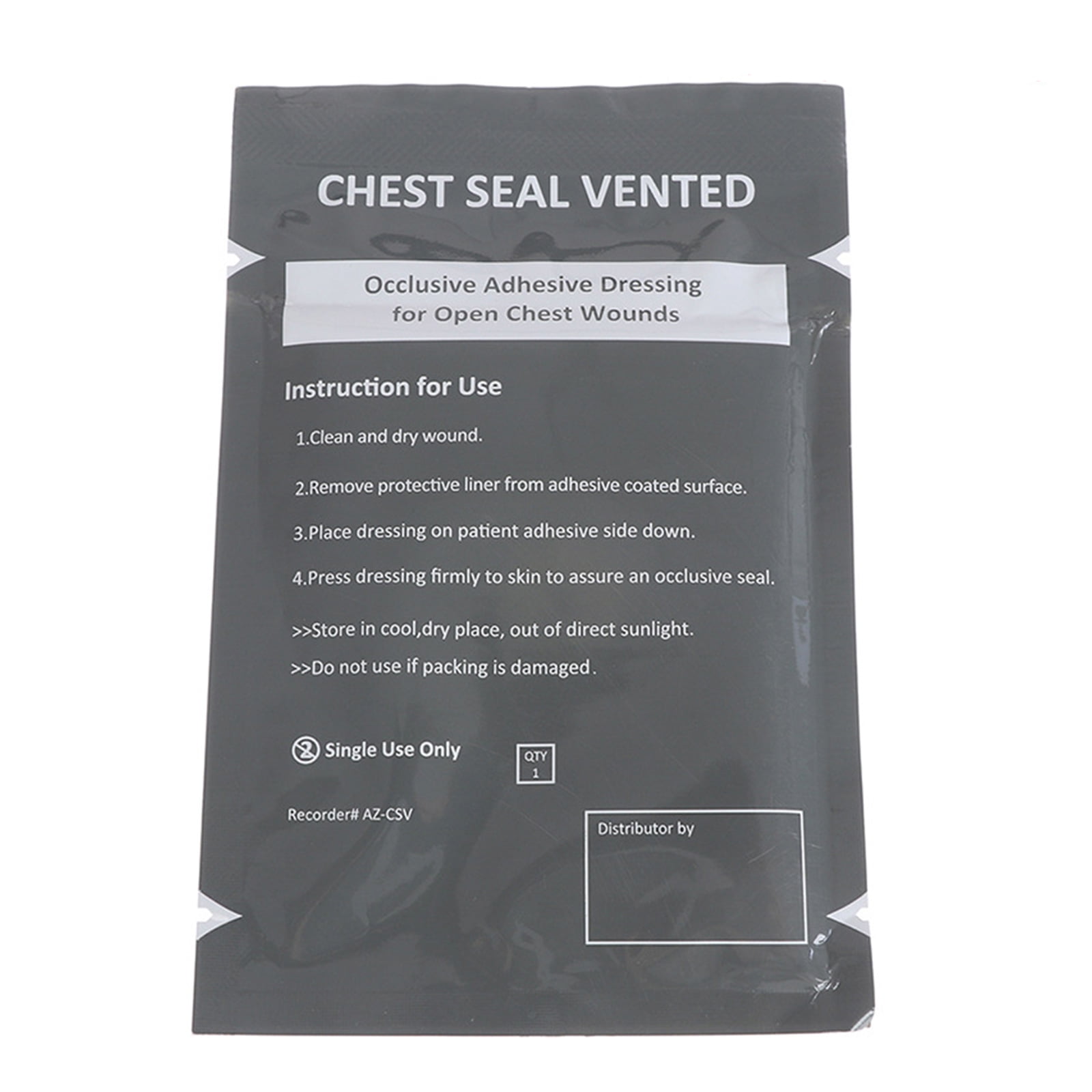 Emergencies Trauma Sticker Chest Seal Vented Medically Patches Outdoor ...