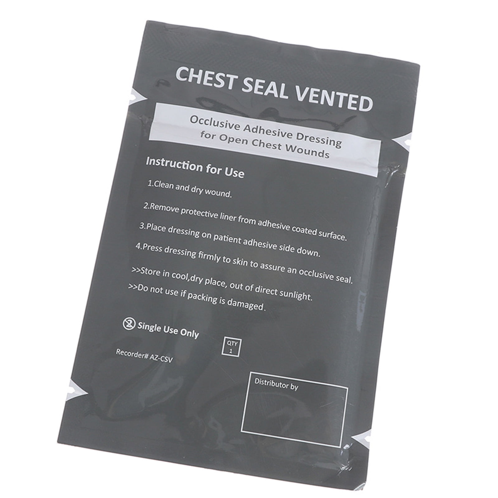 Emergencies Trauma Sticker Chest Seal Vented Medically Patches Outdoor ...