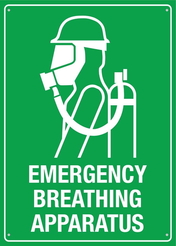 Emergency Breathing Apparatus Sign Signs Outdoor, Uv Printed Aluminum ...