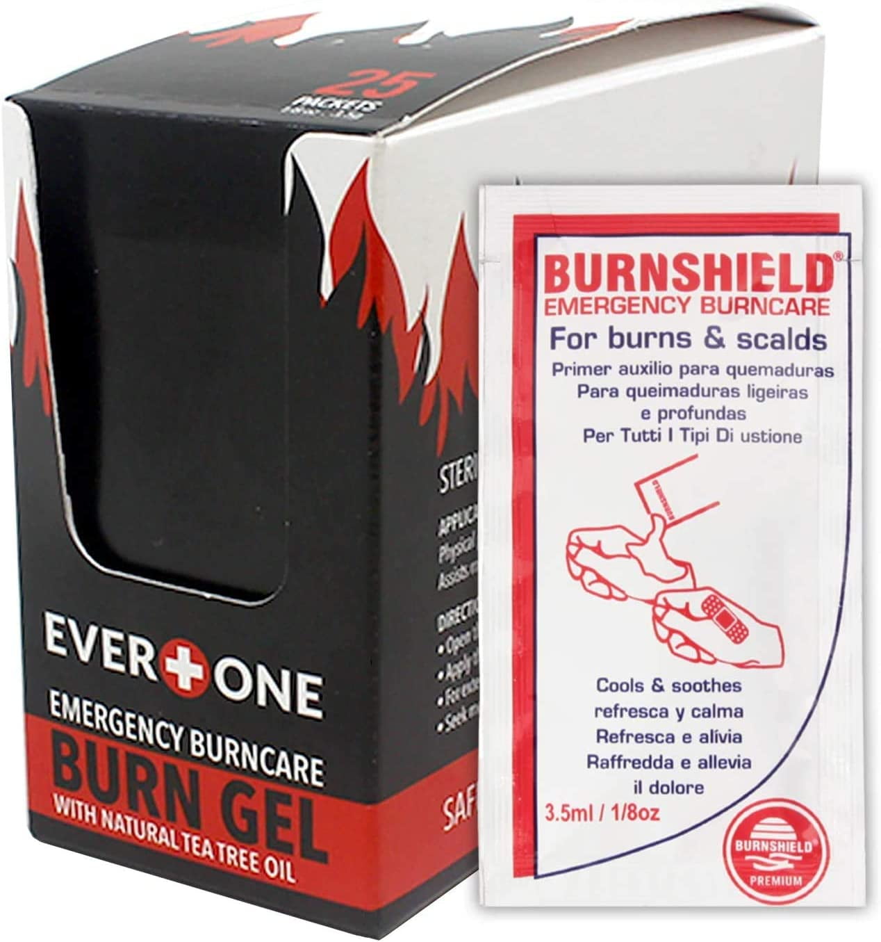 Emergency Burncare Gel for Burn Wounds, 3.5g (Pack of 25) - Walmart.com