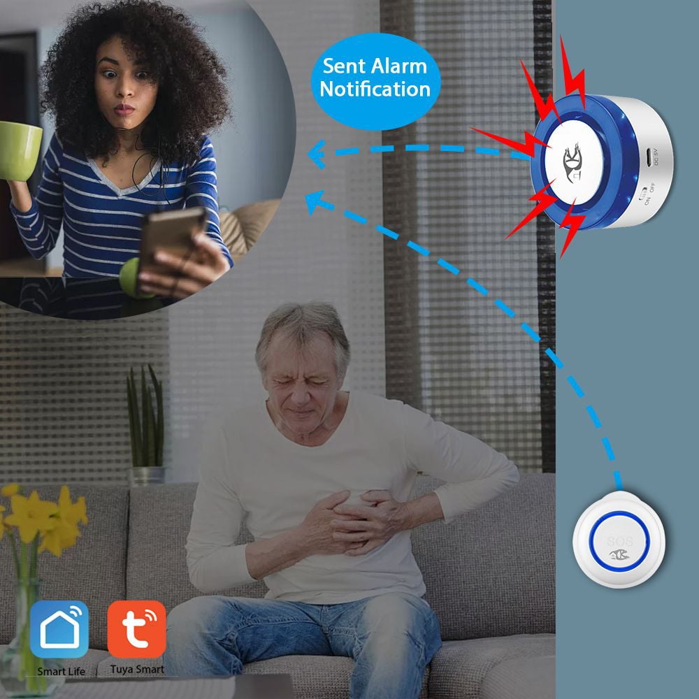 Emergency Button,Button One-button Lit Scene Button Scene Alarm Call ...