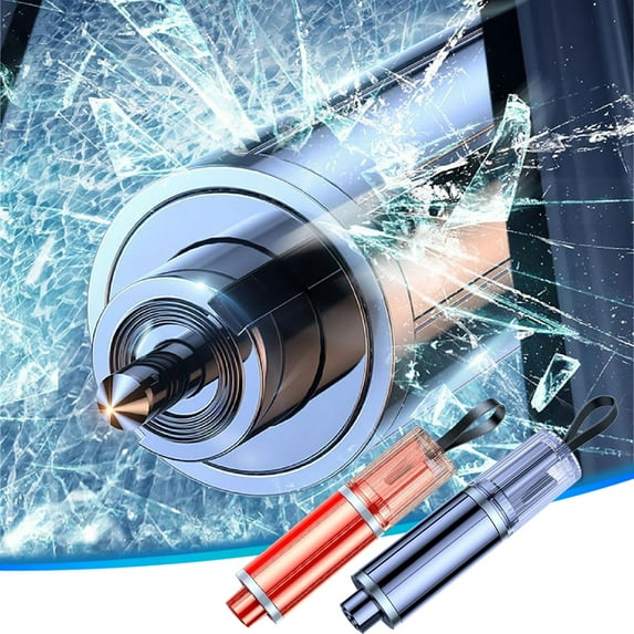 Emergency Car Escape Tool - 2-in-1 Window Breaker & Seat Belt Cutter ...