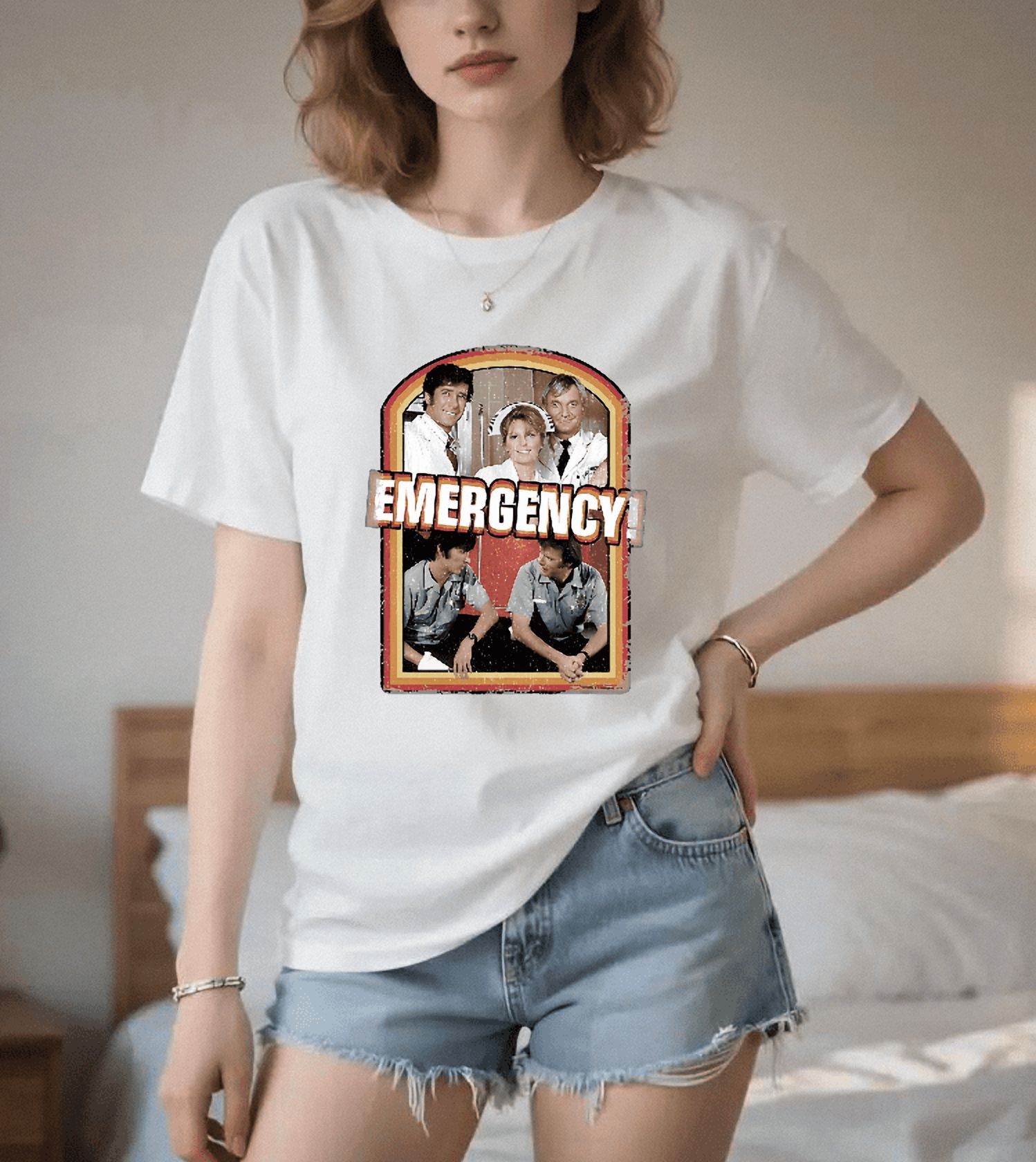 Emergency! Classic 70s TV Show Paramedic Fan Art Unisex Tee, for men ...