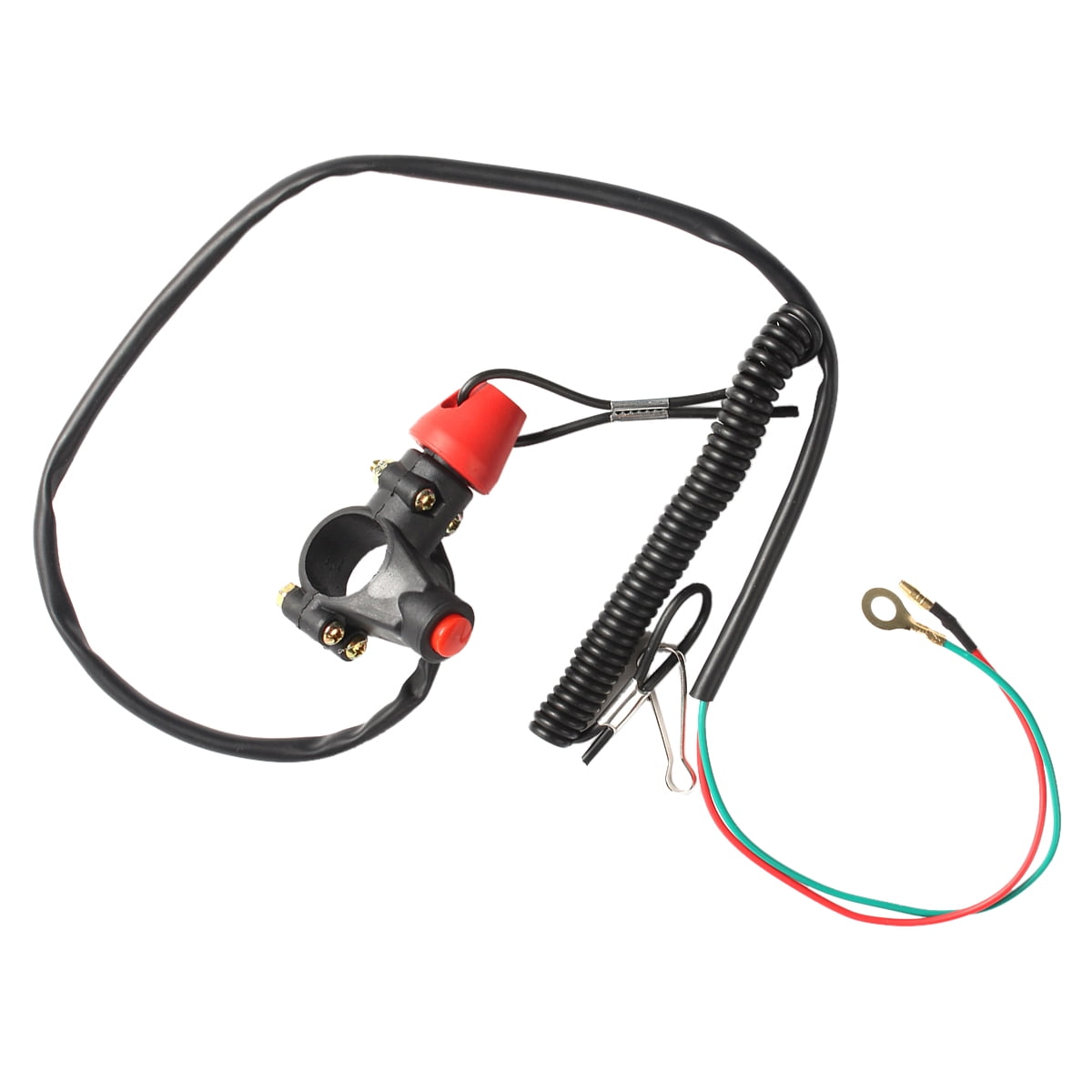 Emergency Cut Off Double Kill Switch for ATV Quad Dirt Bike Go Kart ...