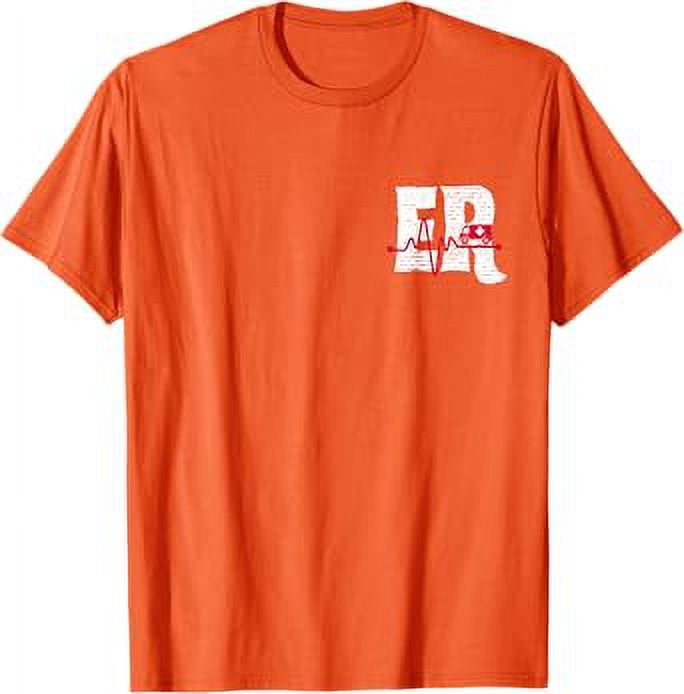 Emergency Department ER Nurse Front and Back Emergency Room T-Shirt ...