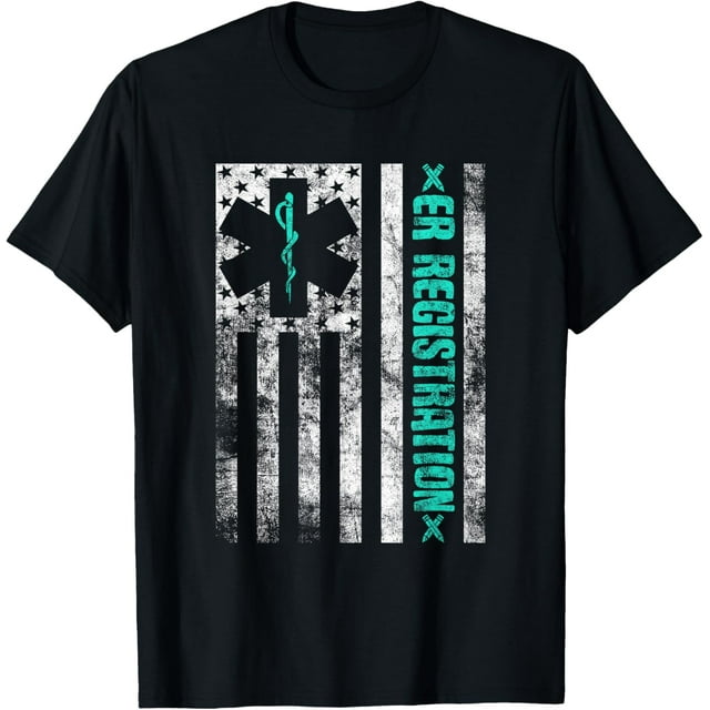 Emergency Department Registrar ED Patient Registration Clerk T-Shirt ...