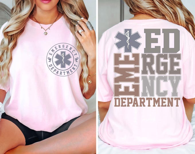 Emergency Department Shirt, ER Nurse Tee, ER Tech Emergency Room Worker ...
