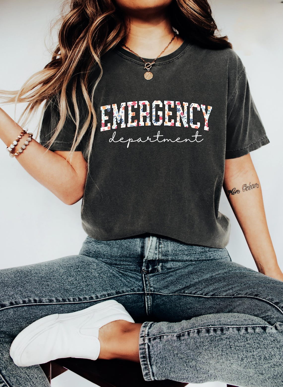 Emergency Department Shirt, Retro ER Nurse Tee, ED RN Tech T-Shirt ...