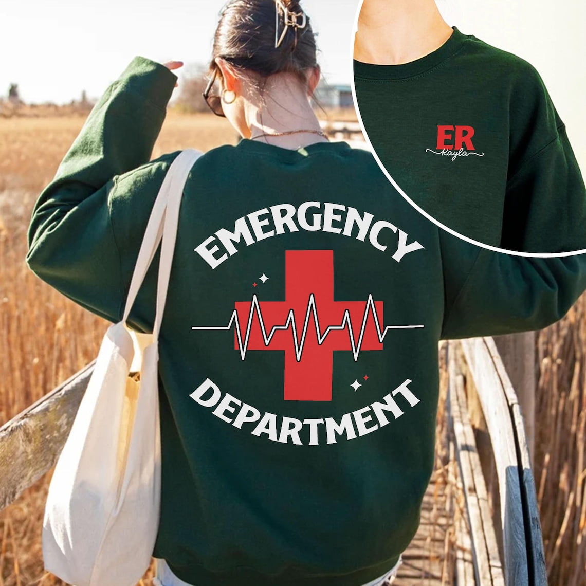 Emergency Department Sweatshirt, Emergency Room Tech , Er Nurse ...