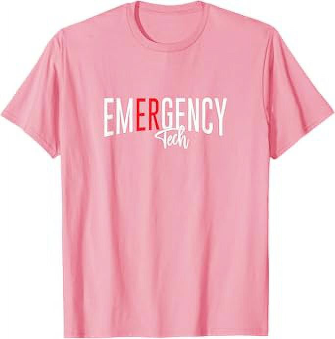Emergency Department Tech ER Tech Emergency Room Nurse Tech T-Shirt ...