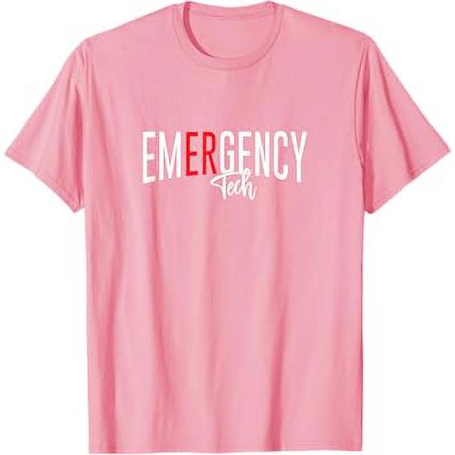 Emergency Department Tech ER Tech Emergency Room Nurse Tech T-Shirt ...