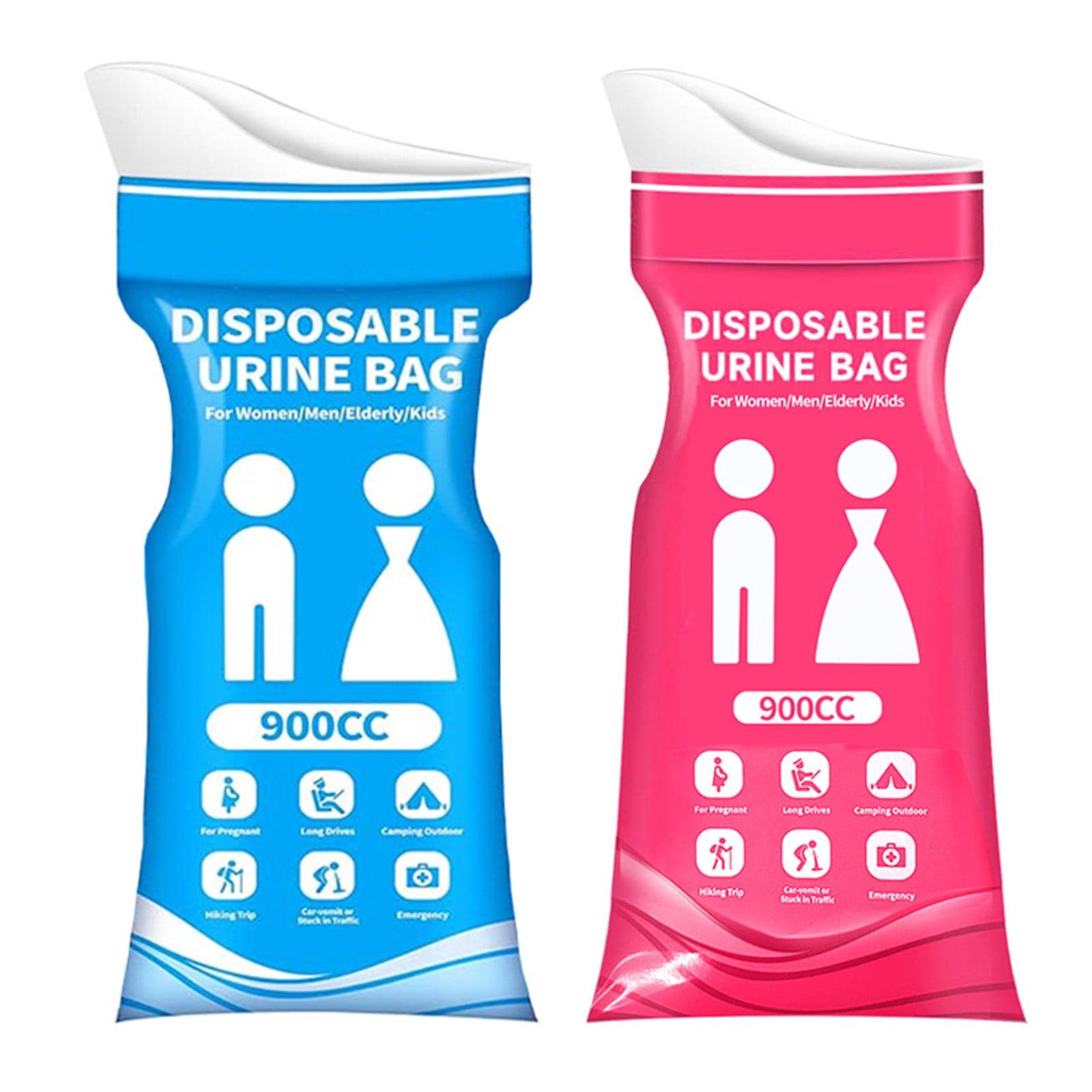 Emergency Disposable Urine Bags Camping Pee Bags Unisex Urinals Vomit ...