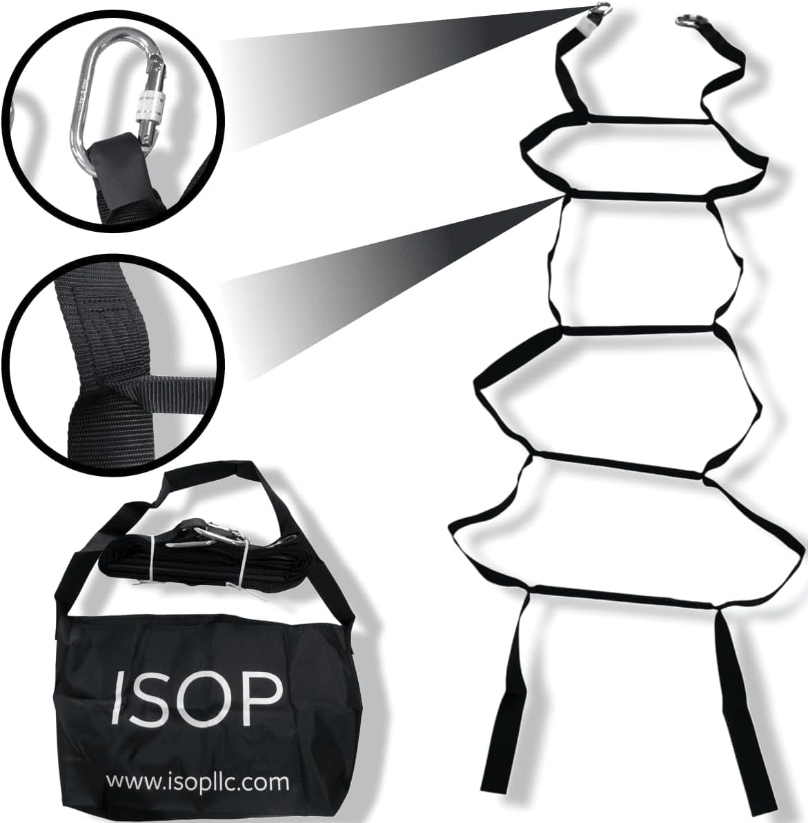 Emergency Escape Ladder 4 Story 32 ft | Reusable Fire Escape Ladder ...