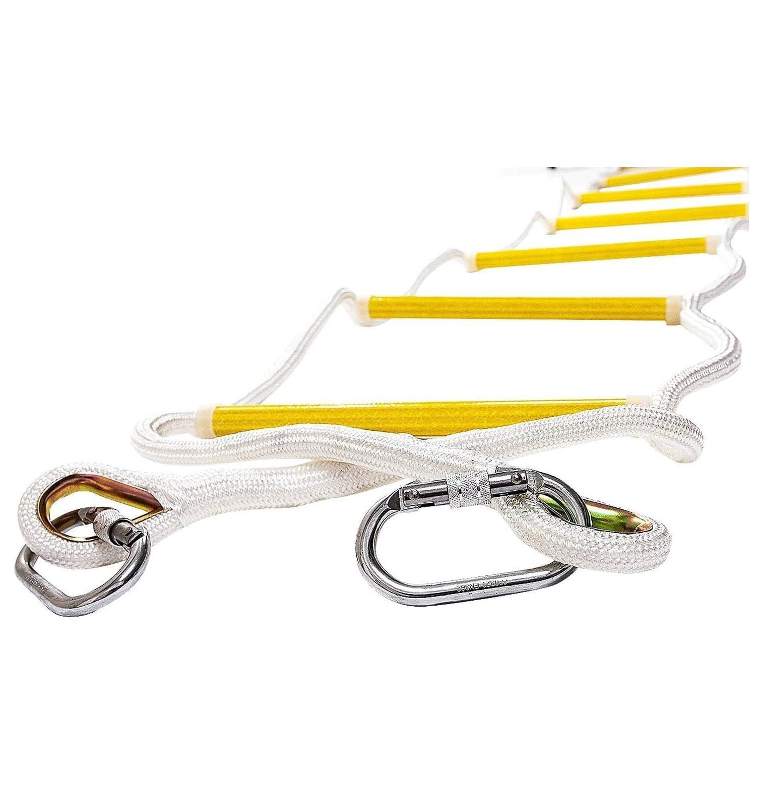 Emergency Escape Rope Ladder 1 Story 8ft | Fire Extension Ladder ...