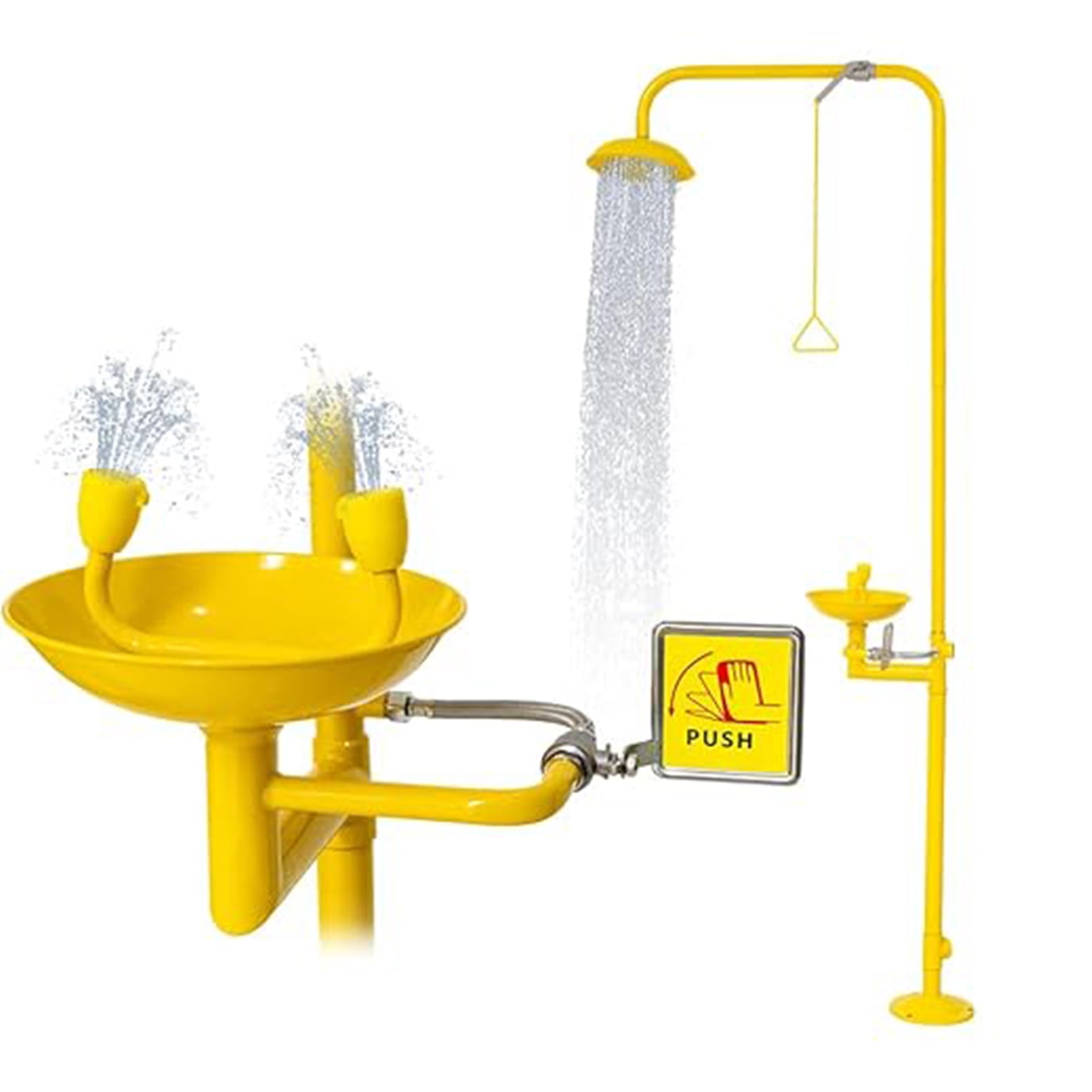 Emergency Eye Wash Station 304 stainless steel, Emergency Eyewash and ...