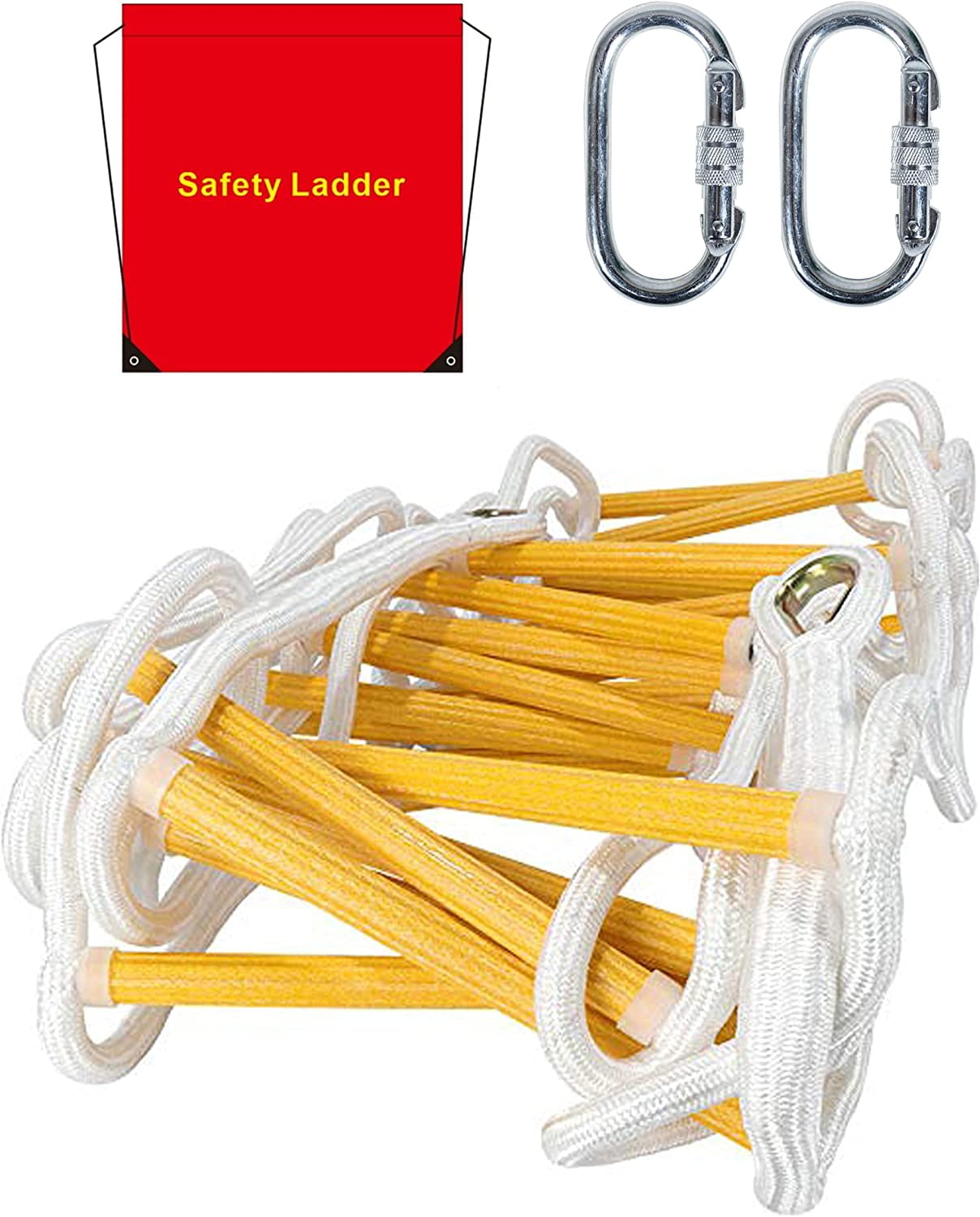 Emergency Fire Escape Ladder Flame Resistant Safety Rope Ladder with ...