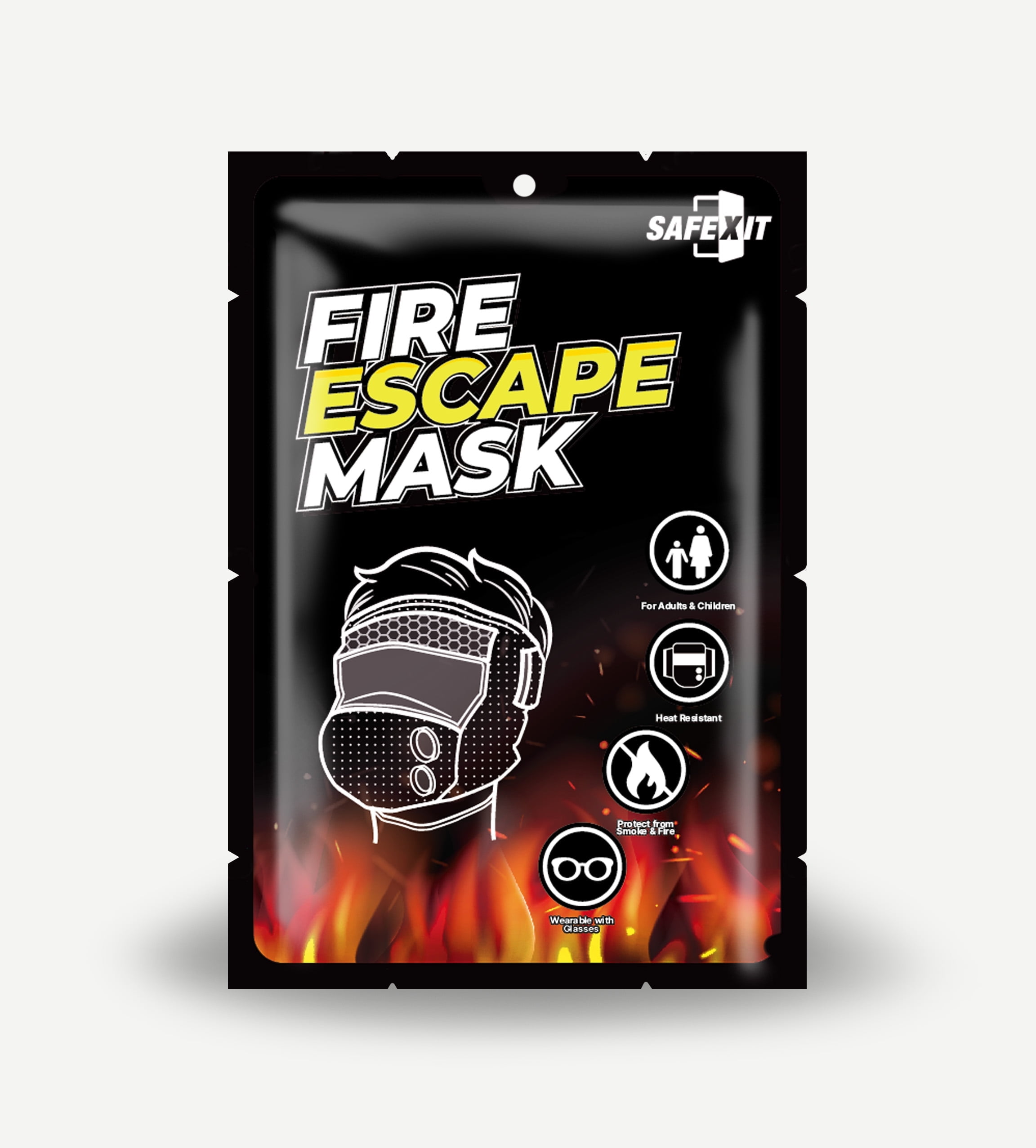 Emergency Fire Escape Smoke Face Mask – Home Essentials For Survival ...