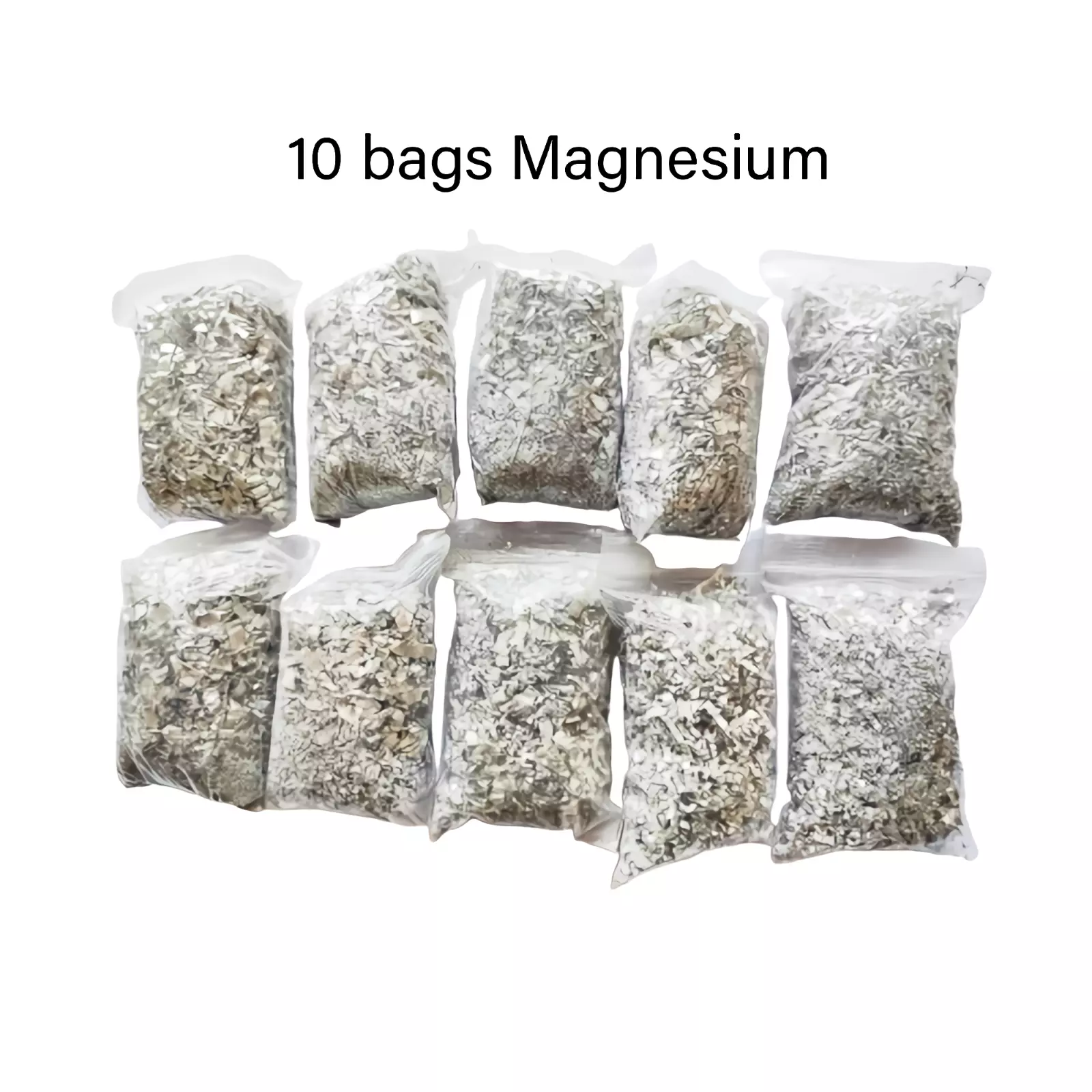 Emergency Fire Starter 10 Bags Magnesiums 99% Pure For Camping Hiking ...