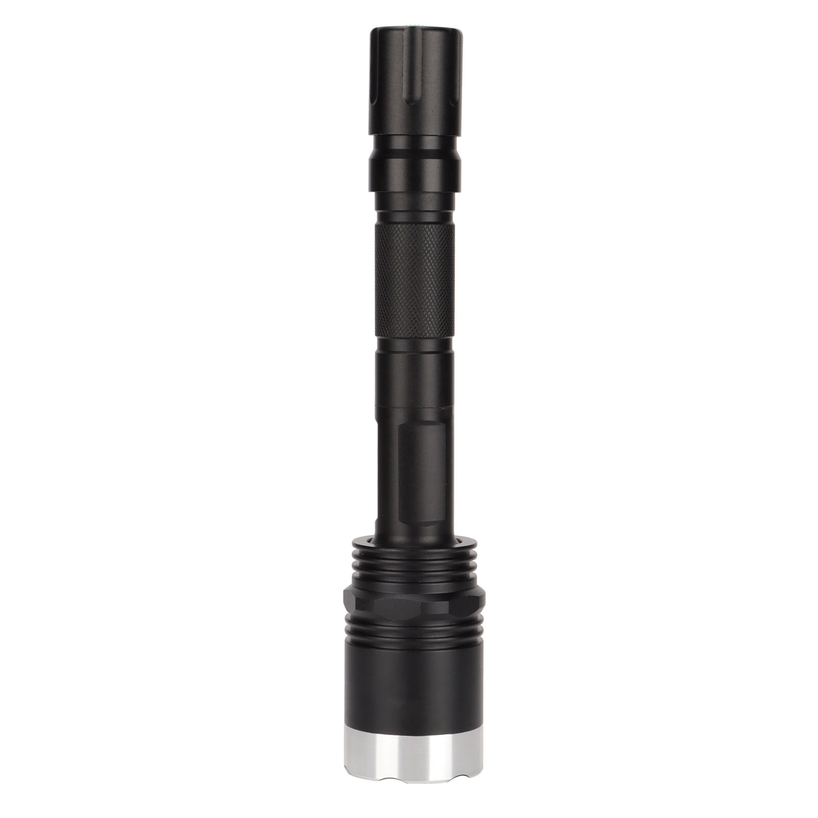Emergency Flashlight, SOS Strobe Modes, Telescopic Zoom, Anodized Black ...