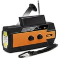 Emergency Hand Crank Radio - 4000mAh Solar Powered Hand Crank Portable ...