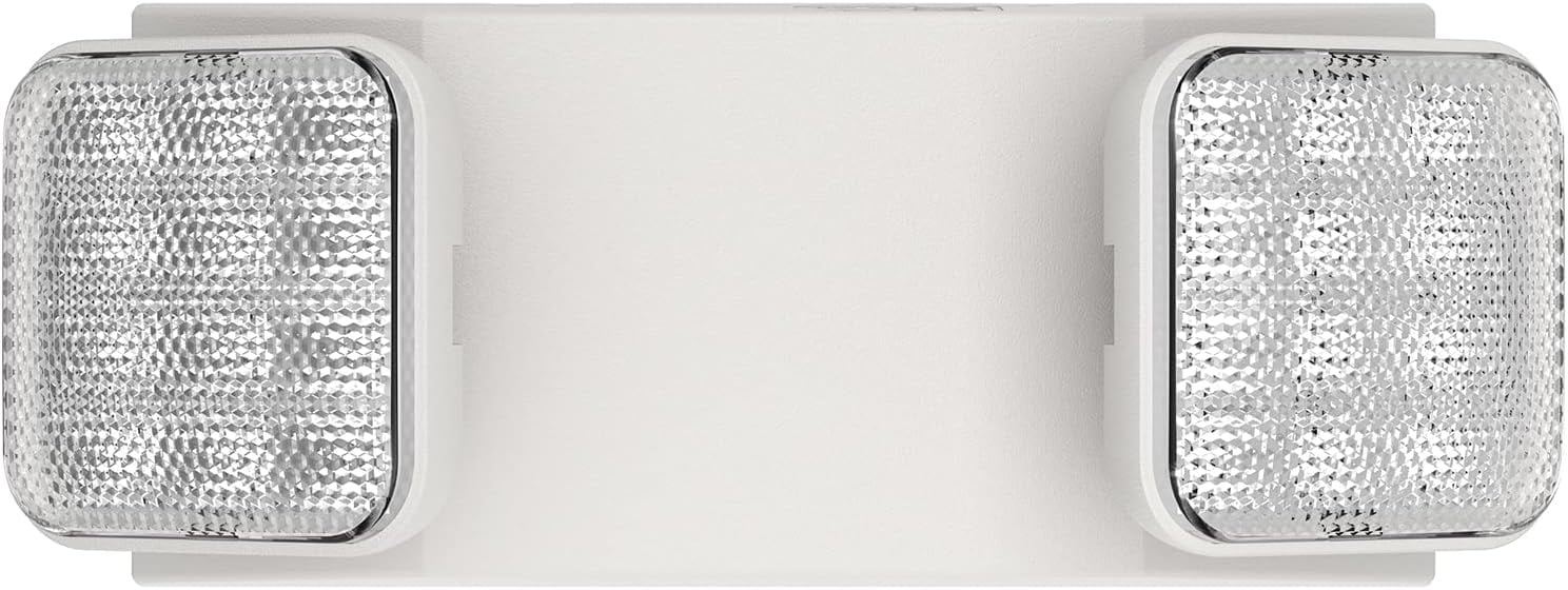 Emergency Light White, Commercial Emergency Light with Battery Backup ...