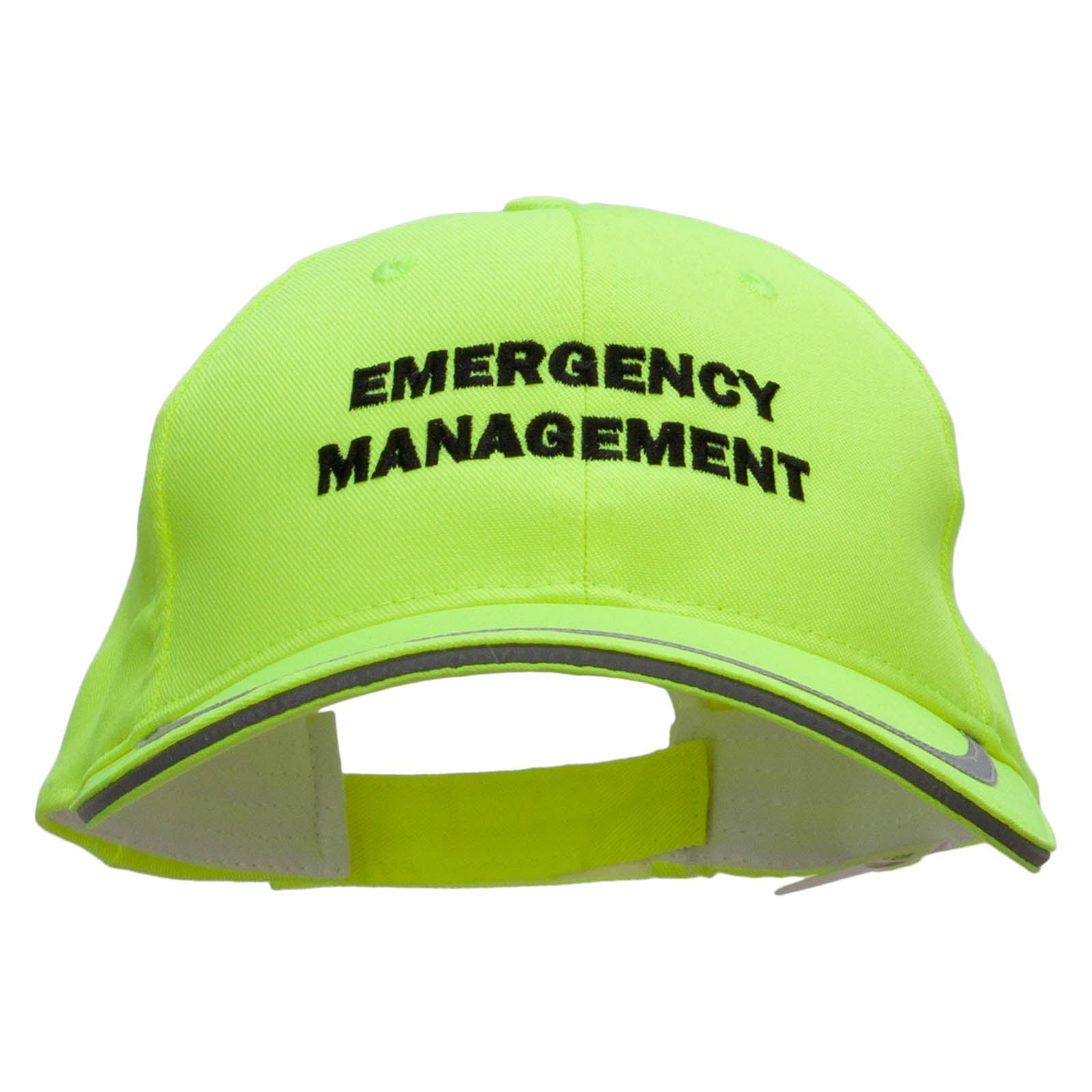Emergency Management Embroidered Poly Twill Safety Cap - Yellow OSFM ...