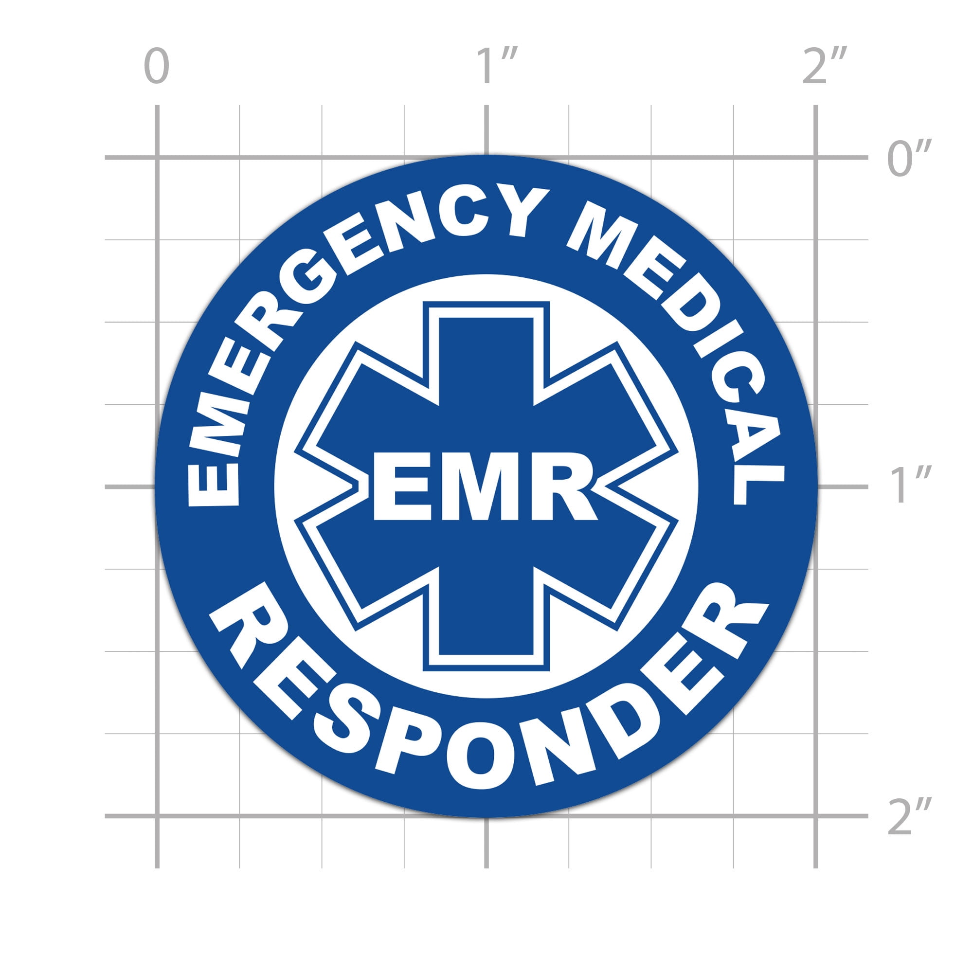 Emergency Medical Responder EMR Sticker for water bottle phone tumbler ...