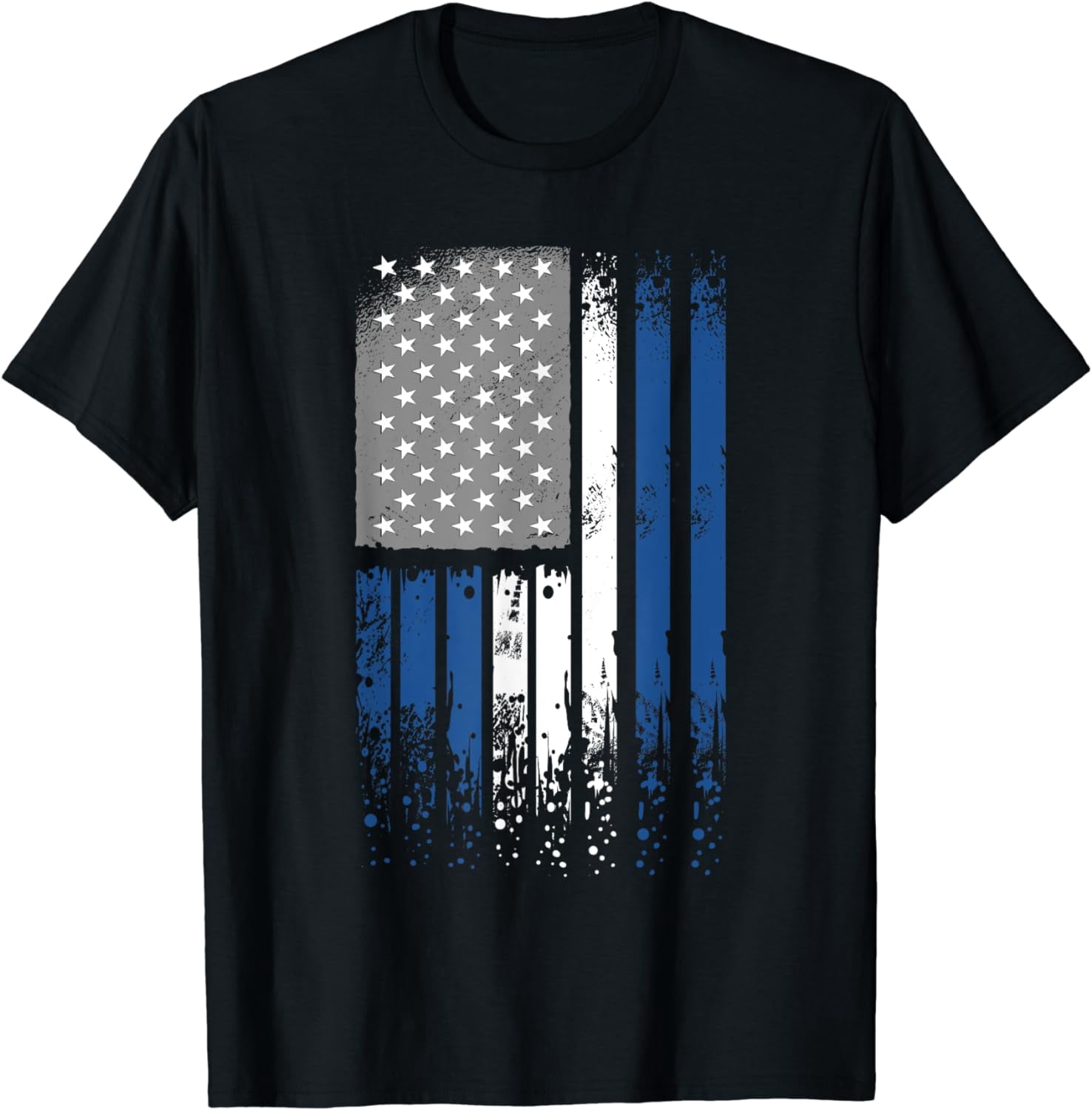 Emergency Medical Services Thin White Line Ambulance Driver T-Shirt ...