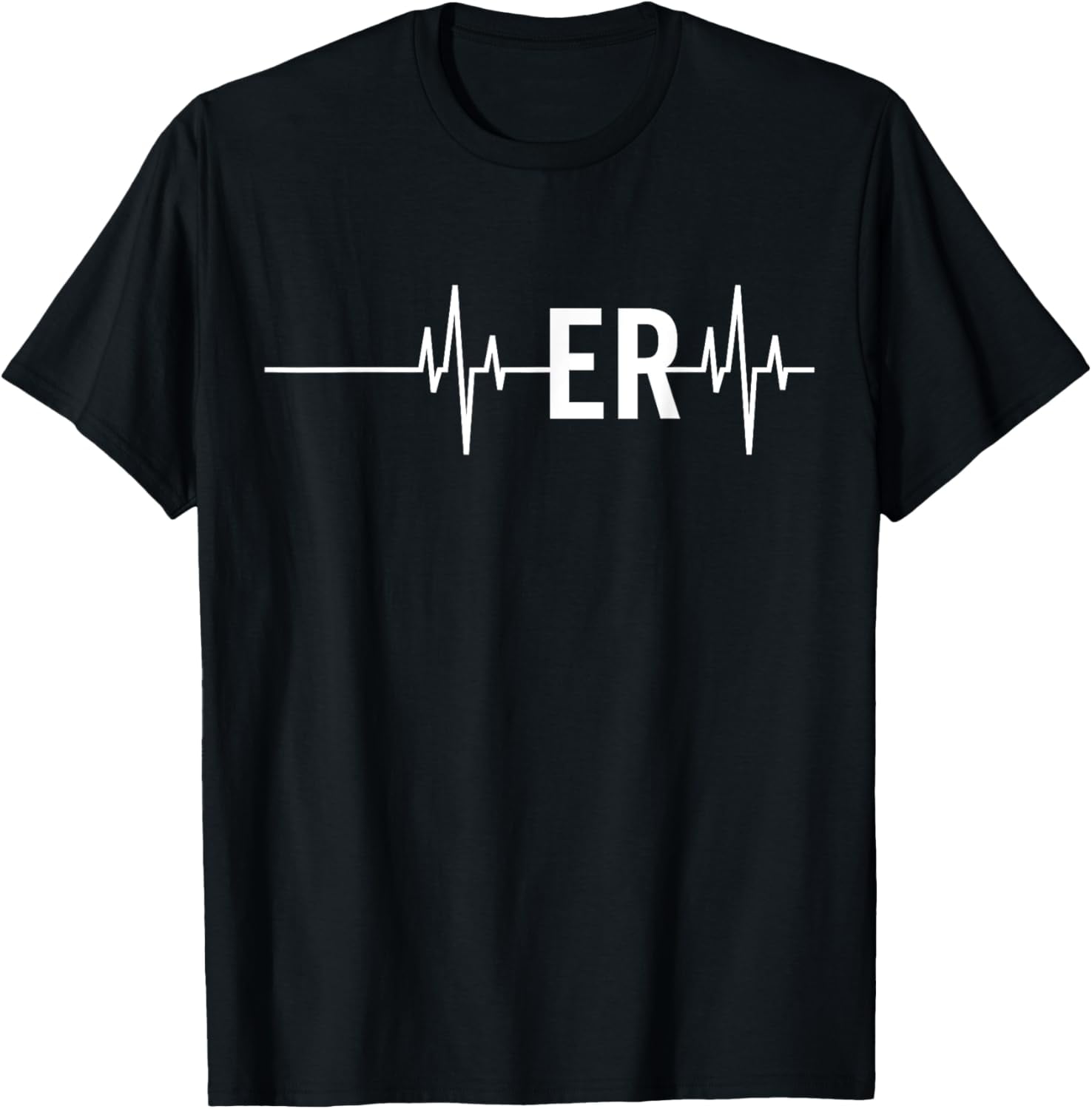 Emergency Medicine Physician Nurse Gift ER Heartbeat T-Shirt - Walmart.com
