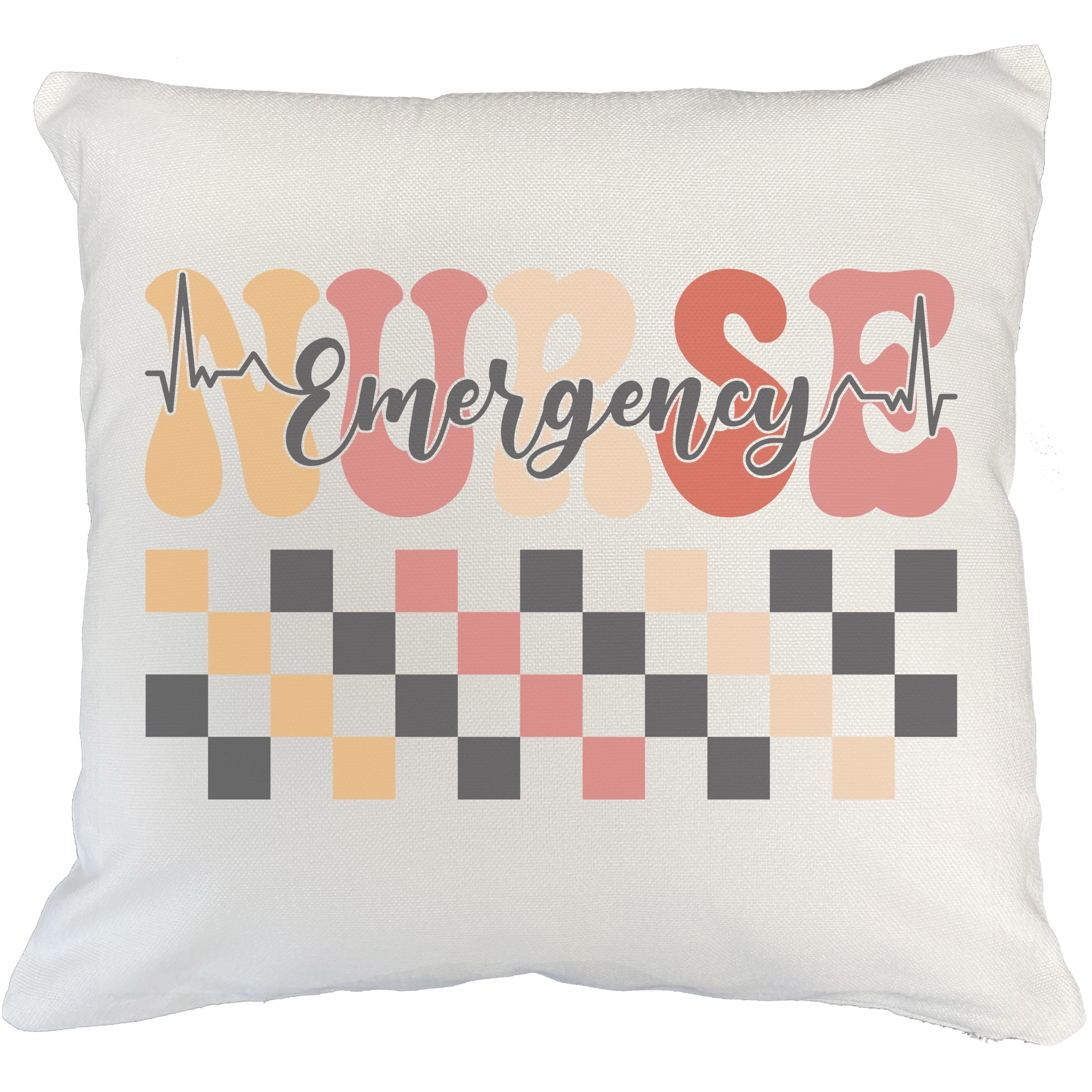 Emergency Nurse, Nurses Week, White Pillow Case 20X20 IN - Walmart.com