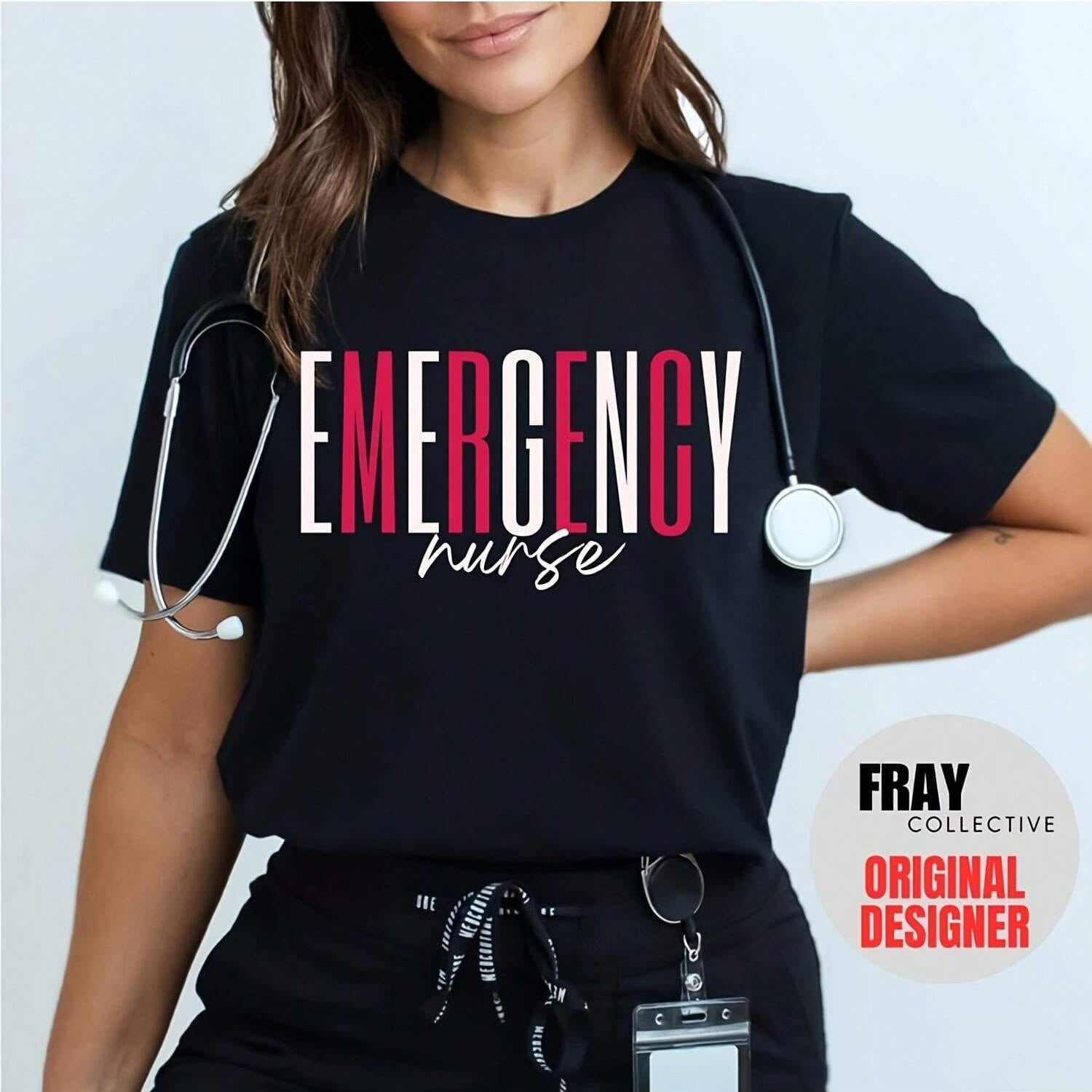Emergency Nurse S1Hirt ER ED Nurse Emergency Medicine ED Rn - Walmart.com