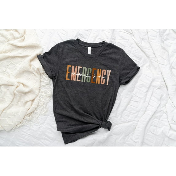 Emergency Nurse Shirt for ER Nurse,Emergency Nurse Tee, Gift for ED RN ...