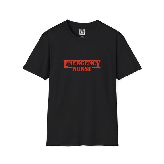 Emergency Nurse T-Shirt, Strangerssssss Things Inspired Medical Tee ...