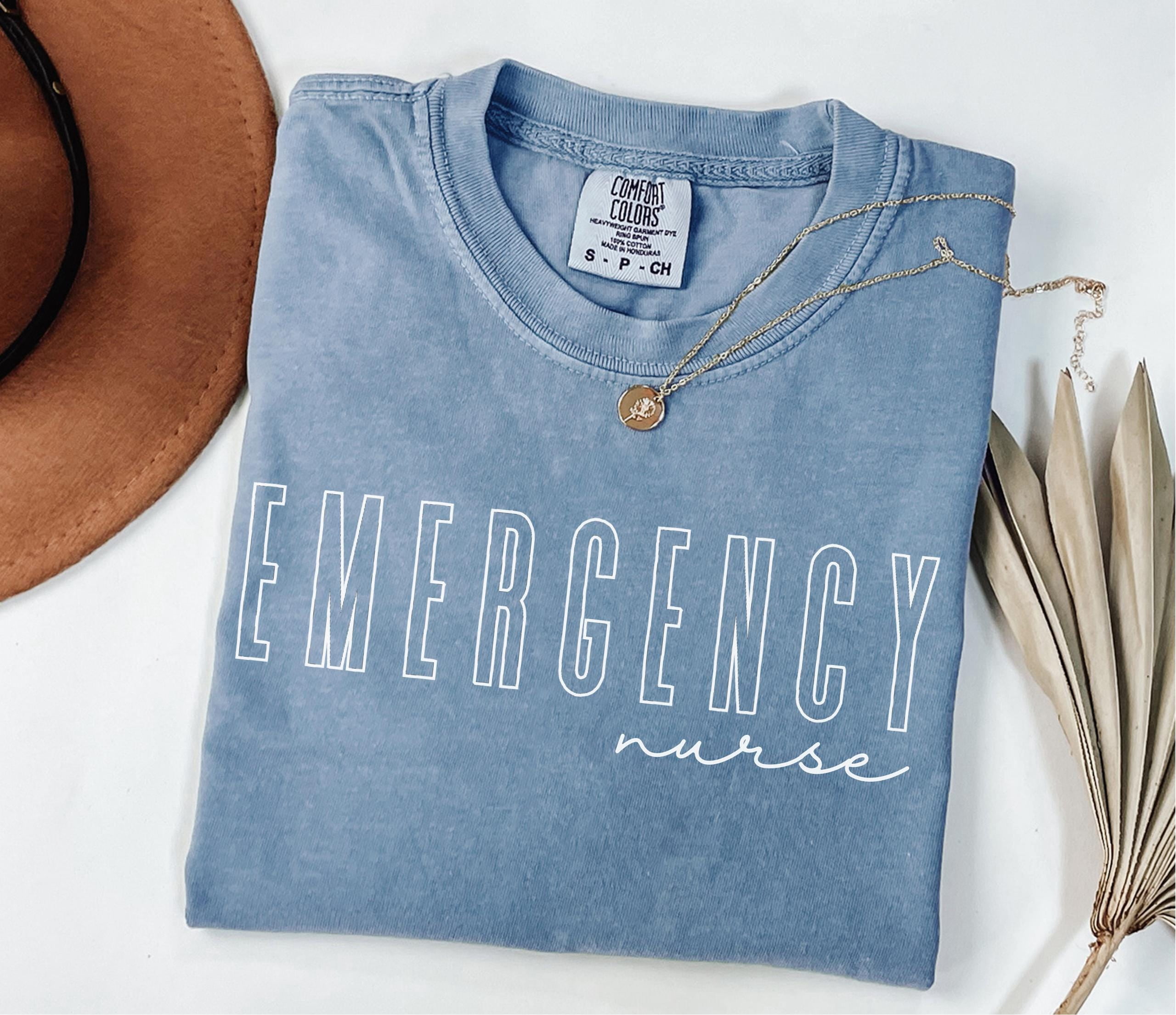 Emergency Nurse Week Comfort Colors Shirt - Thoughtful ER ED Nurse Gift ...