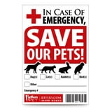 Emergency Pet Rescue Labels - Walmart.com
