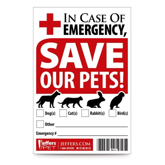 Emergency Pet Rescue Labels - Walmart.com