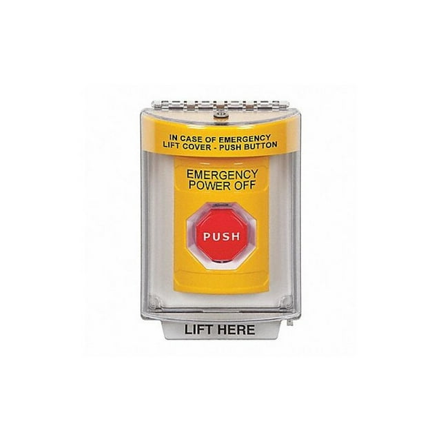 Emergency Power Off Push Button,2-7/8" D - Walmart.com