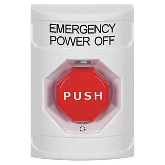 Emergency Power Off Push Button,3-1/4" W - Walmart.com